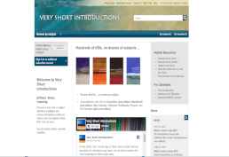 Very Short Introductions | Grafton-Midview Public Library